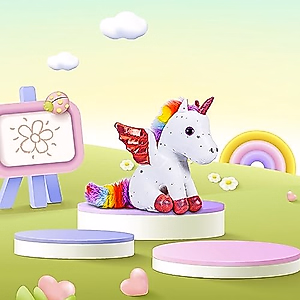 Squishmallow Unicorn Stuffed Plush Toy | Cute and Cuddly Stuffed Animal Toys | Soft Doll for Baby or Kids | Unicorn Gifts for Girls Age 1-15 | Birthday Gift