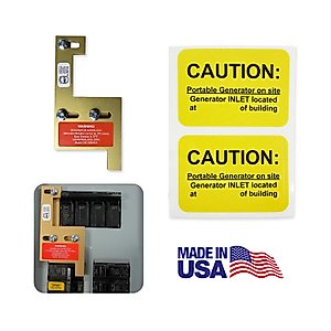 GE-200HDA GE General Electric Generator Interlock Kit for Verticle Main 150 or 200 amp Panel