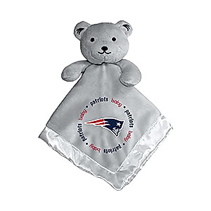 Baby Fanatic NFL New England Patriots Security Bear Blanket, One Size, Gray