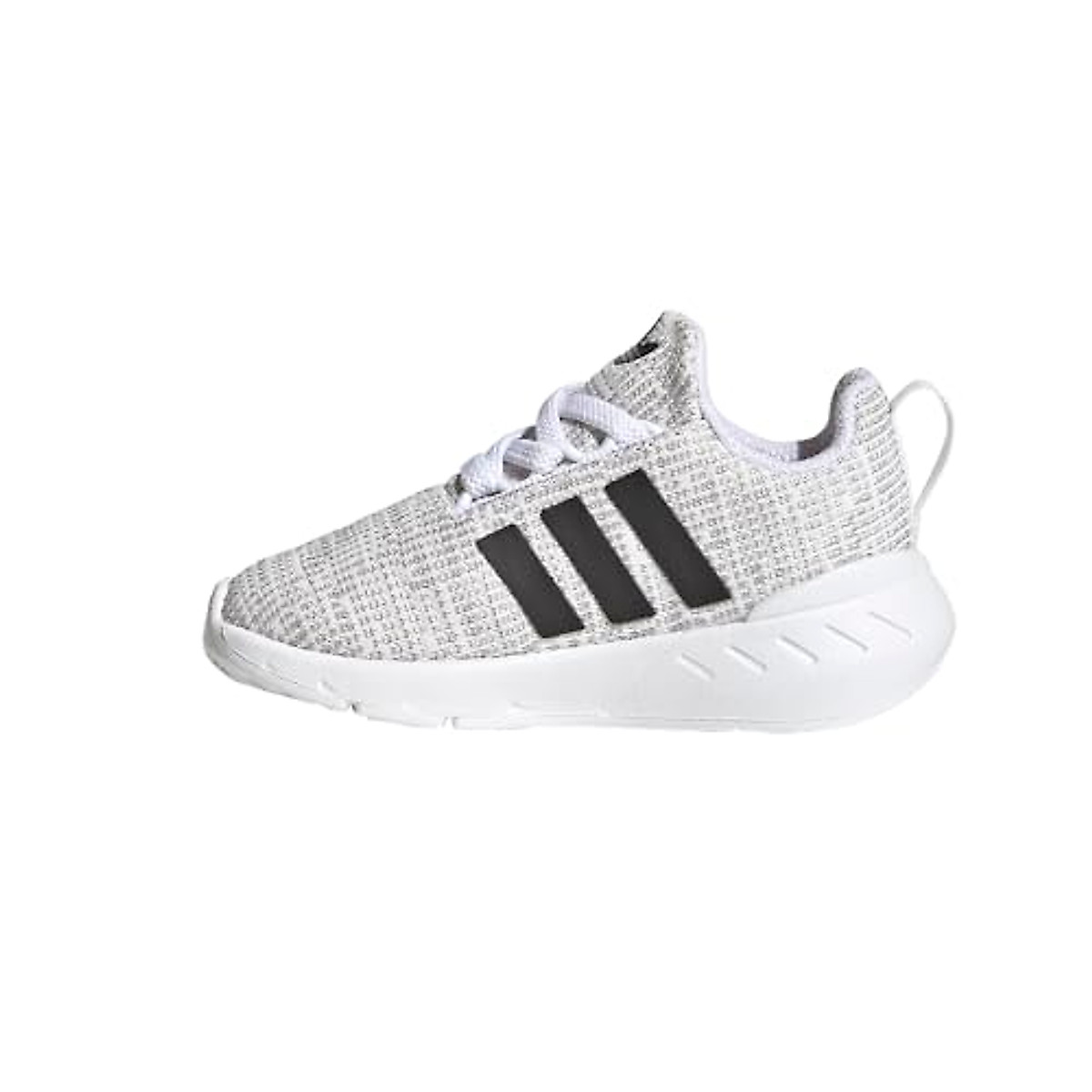 adidas Baby Swift Run 22 Sneaker, White/Core Black/Grey, 5 US Unisex Infant