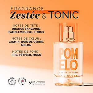 SOLINOTES Pomelo Perfume for Women - Eau De Parfum | Delicate Floral and Soothing Scent - Made in France - Vegan - 1.7 fl.oz