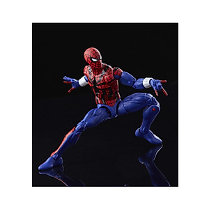 Spider-Man Marvel Legends Series 6-inch Ben Reilly Action Figure Toy, Includes 5 Accessories: 4 Alternate Hands, 1 Web Line FX