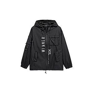 Aelfric Eden Streetwear Windbreaker Jackets Streetwear Multi Pockets Patchwork Hip Hop Cyberpunk Techwear Harajuku Coat
