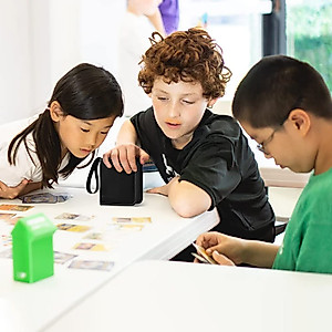 Mini Size Card Binder for Pokemon Cards, iofeiwak® 2x2 2 Pockets with 40 Removable Sleeves, Holds 80 Cards, Super Lightweight [Ideal Gift for Kids]