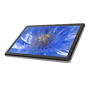 TOPINCN 10.1 Inch Tablet, 6G RAM 128G ROM Portable Tablet 2.4G 5G WiFi for Travel for Home (Grey)