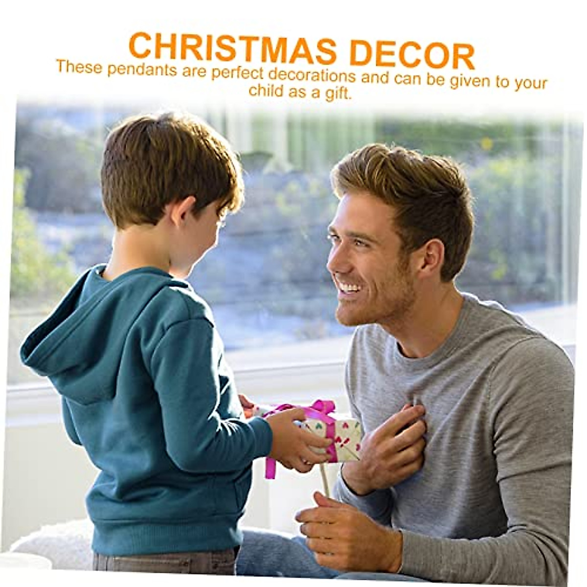 EXCEART 3pcs Christmas Felt Balls Christmas Wreath Mantel Decorations for Fireplace Prom Decorations Christmas Ball Ornaments Christams Tree Pom Pom Ball Christmas Tree Ornament Manual Red