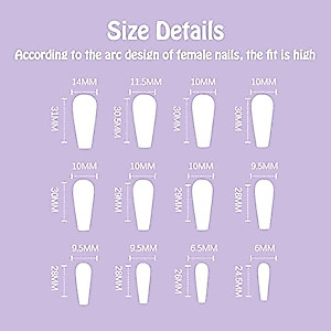 ANDGING Press on Nails Short Medium Coffin, French Tip for Women with Nude Pink White Design, Full Cover Glue on Nails, Reusable Nails Press on Stick on Nails for Christmas 24Pcs