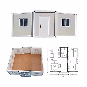 Custom Design Outdoor Modern fold prefab Tiny House Tiny Homes Houses on Wheels 2 Bedroom