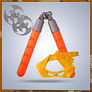 roikeas Halloween Costumes for Tortoise Shell, Super Hero Cosplay Costume for Kids Halloween, Birthday Gift (Orange)