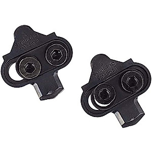 SHIMANO unisex adult Sh-51 Without Plate replacement cycling cleats, Black, One Size US