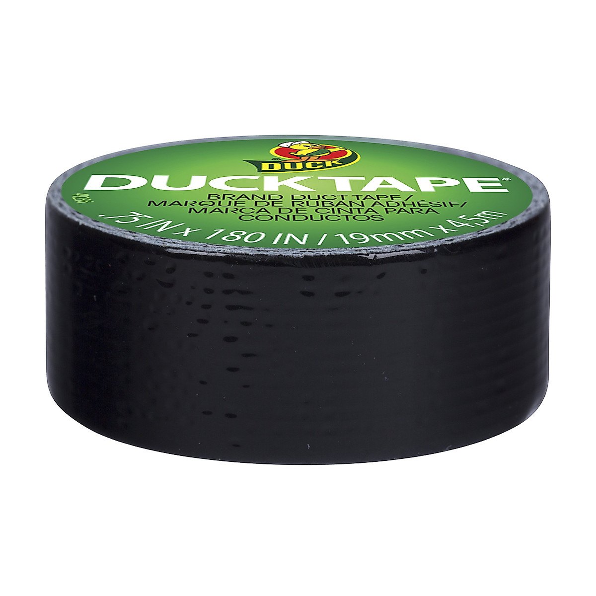 Duck Tape Mini Roll Black 19mm x 4.5m. Repair, craft, personalise, decorate and educate