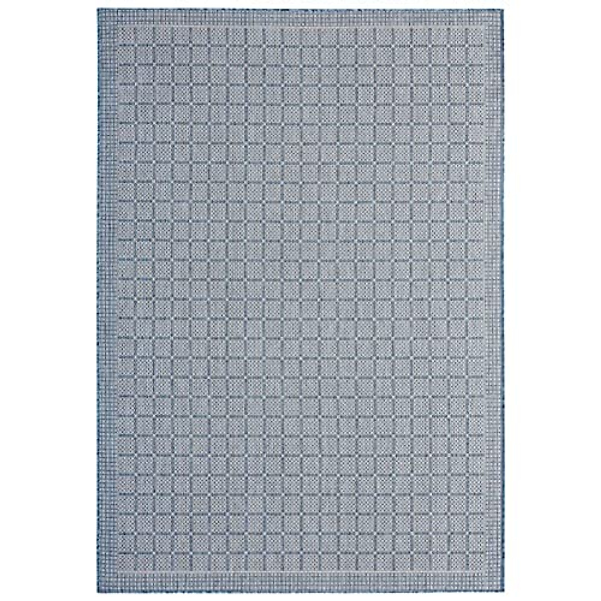 Home Dynamix Nicole Miller New York Patio Country Luna Indoor/Outdoor Area Rug, Blue/Gray, 7'9"x10'2" Rectangle