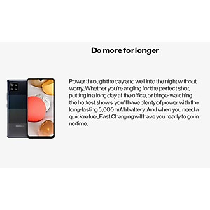 Samsung Galaxy A42 5G 128GB Prism Dot Black for Verizon (Renewed)