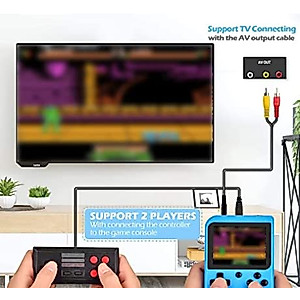 Handheld Game Console. Retro Mini Game Console.500 Non-Repeating Classic FC Games.3.0-inch Screen TV Connection.Adult and Children Game Consoles,Birthday Present