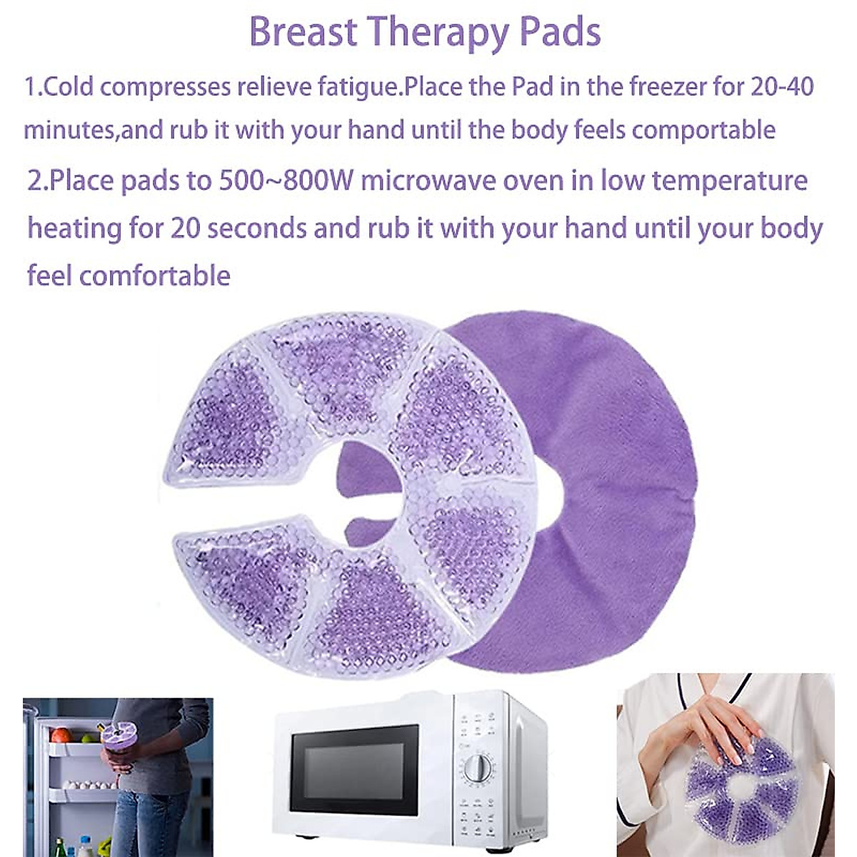 3 in 1 Nipple Shield for Breastfeeding,Breast Therapy Pads for Moms for Nursing Mothers