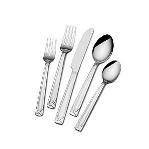 Pfaltzgraff Mabel 30-Piece Flatware Set, Silver