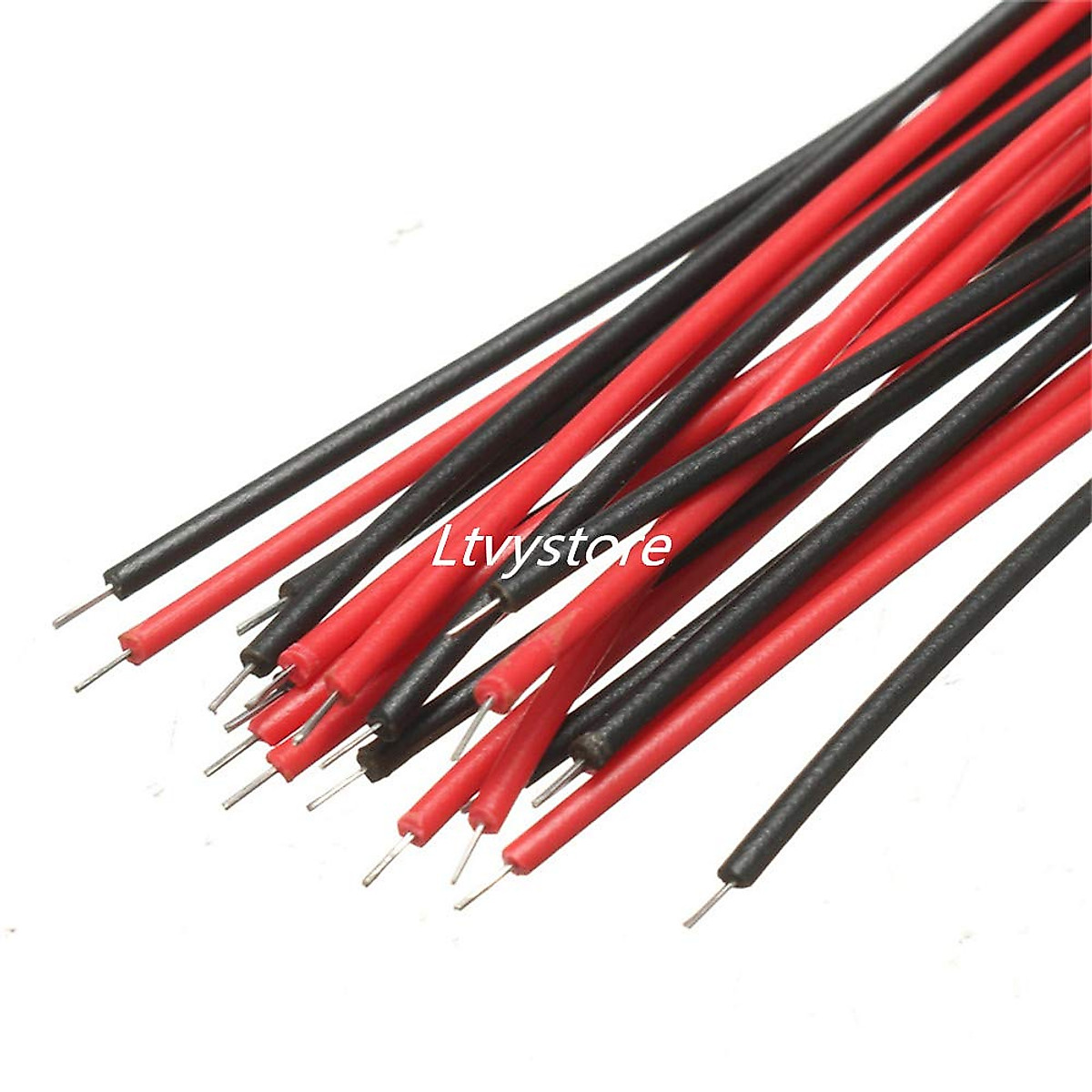 Ltvystore 100Pcs 5MM 12V LED Pre Wired Prewired 7.87 Inch Lamp Light Bulb Round Prewired Emitting Diode Red Blue Yellow Green White & Black 5MM LED Plastic Clip Holder Display Panel