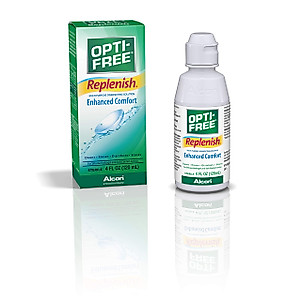 Opti-Free Replenish Multi-Purpose Disinfecting Solution with Lens Case (Pack of 4)