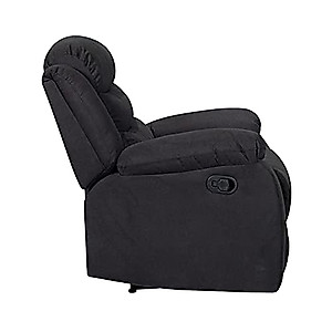 ICE ARMOR 996002BK Manual Overstuffed Cushions for Bedroom and Living Room Recliner Sofa Chair in Black Finish Black 36D x 36W x 40H in