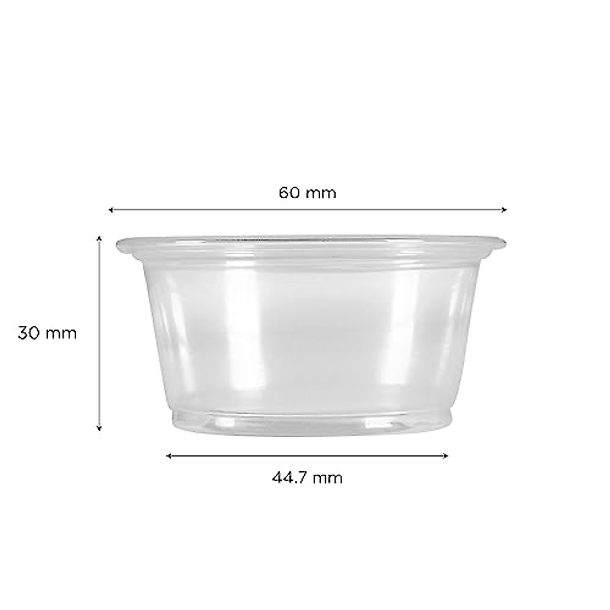 Karat FP-P200-PP 2 oz. PP Portion Cups - Clear (Case of 2500)