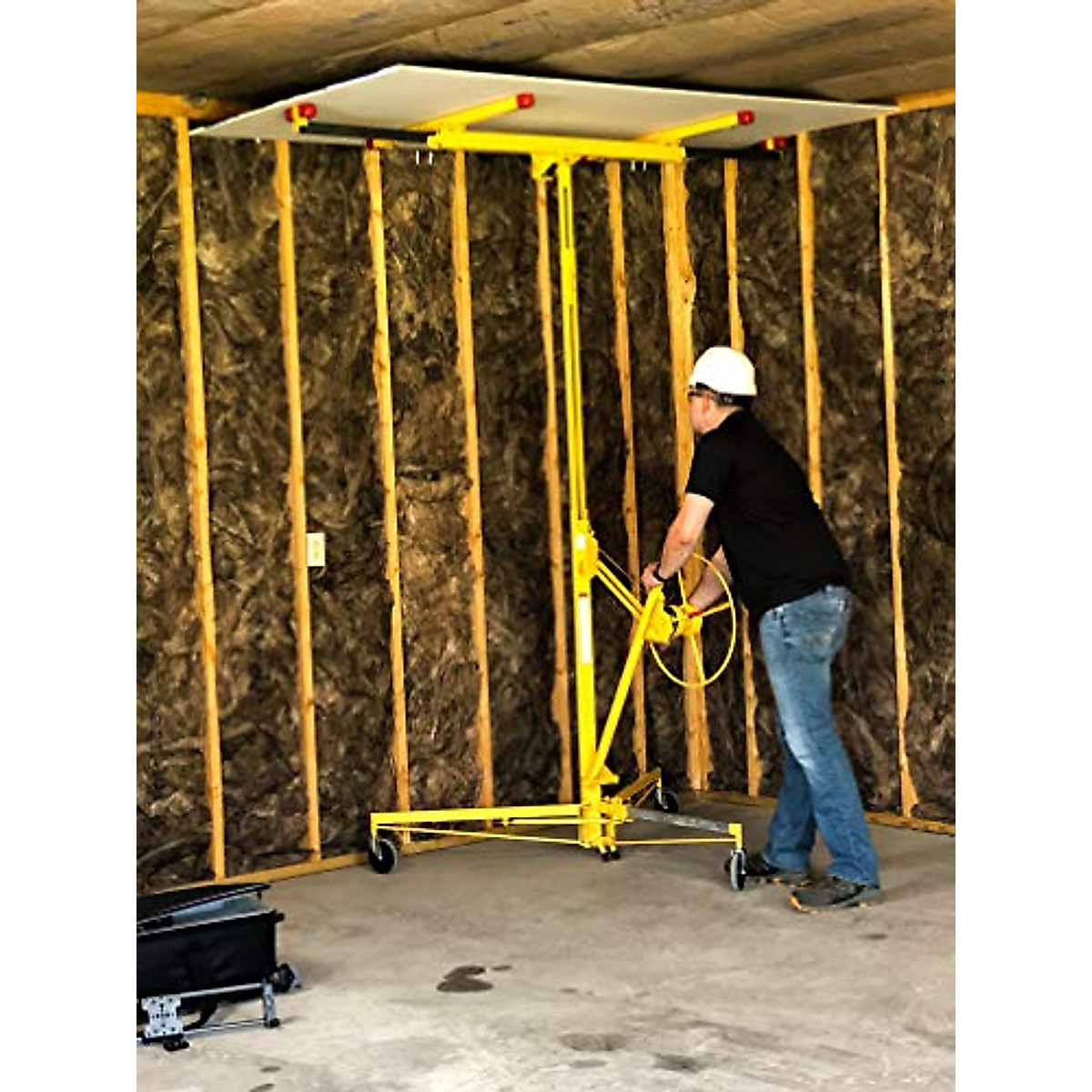 Telpro Inc. 138-2 Panellift Drywall Lift, Yellow