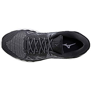 Mizuno Men's Wave Horizon 5 Running Shoe, Black/Lunar, 10