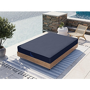 Mielmooncare 7-Inch Waterproof No-Springs Bed Mattress Eco-Barrier,Clean&Body,Supportive Spinal,Indoor-Outdoor Friendly,Flippable,One Breeze Comfort (7 ", King 76"x80")