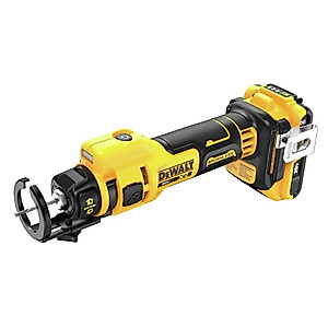 DEWALT 20V MAX Drywall Cutting Tool, Cut Out Tool, 2 Batteries and Charger Included (DCE555D2)
