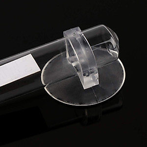 10-Pack Aquarium Floating Thermometer Accurate Fish for Tank Thermometers with Suction Cup 0-40℃ 40-100℉ Temperature Aquarium Fish Tank Digital Scale Stick On Thermostat Thermometer Strip Display