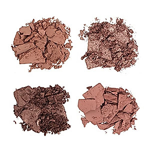 Mellow Cosmetic Eyeshadow Quad - Matte & Shimmer Shades - Eyeshadow Palette Kit for Women - Longwear, Highly Pigmented, Intense Color - Compact Eye Makeup Kit (Rhea)