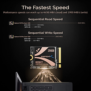 SABRENT Rocket 2230 NVMe 4.0 256GB High Performance PCIe 4.0 M.2 2230 SSD [SB-2130-256]