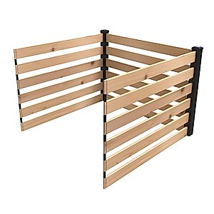 Outdoor Essentials Haven 4 ft. x 4 ft. Cedar Compost Bin Expansion Kit