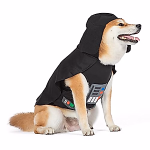 Star Wars: Darth Vader Halloween 2022 Pet Costume -Small - |Star Wars Halloween Costumes for Dogs, Funny Dog Costumes | Officially Licensed Star Wars Dog Halloween Costume, Black (FF14744-22)