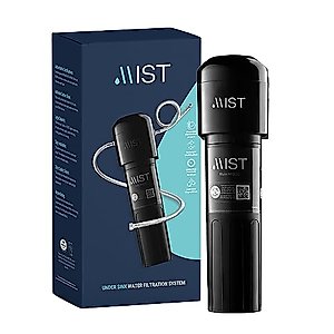 Mist Under Sink Water Filter, 20,000 Gallon, Reduces PFAS, PFOA/PFOS, Lead, Chlorine, Bad Taste & Odor, Under Counter Water Filter System, Direct Connect to Kitchen Faucet, NSF/ANSI 42 Certified