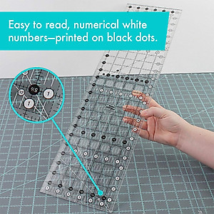 Creative Grids Quilt Ruler 6-1/2in x 24-1/2in - CGR24