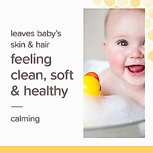 Burt's Bees Baby Calming Shampoo and Wash with Lavender, Tear-Free, 12 Fluid Ounces