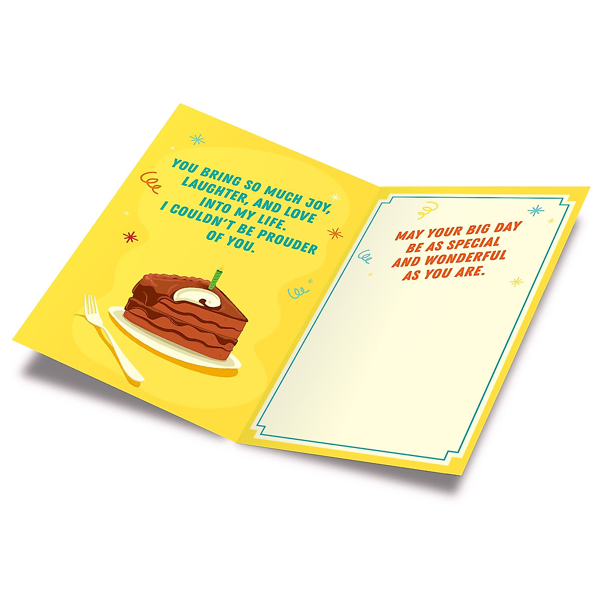 Prime Greetings Birthday Card For Son, Made in America, Eco-Friendly, Thick Card Stock with Premium Envelope 5in x 7.75in, Packaged in Protective Mailer