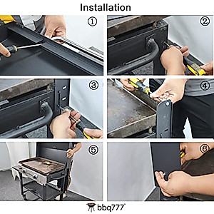 Upgrade Cover Hinged Lid w/Thermometer for Blackstone 36 Inch Griddle 1836 1554 1565 1825 1866 and More, Griddle Grill Hard Cover Flat Top Lid Compatible with 36" Blackstone Griddle Lid