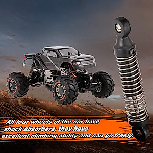 QIYHBVR RC Cars 1/24 Scale 2.4G 4WD High Speed Electric All Terrain Off-Road Climbing Buggy 4WD Mini Rock Crawler RTR for Kids and Adults