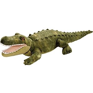 Wild Republic Green Alligator Plush, Stuffed Animal, Plush Toy, Gifts For Kids, Cuddlekins, 23"