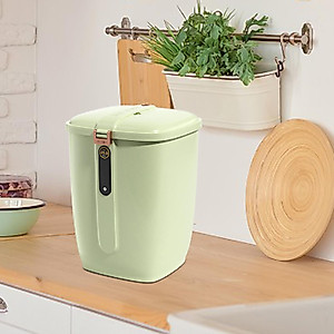 Fenteer Rice Storage Container, Food Grain Box Bin Dispenser Bucket, Leakproof Lid Rice Grain Bucket, Cereal Flour Bin for Dry Food, for 15KG