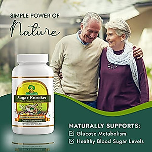 Sugar Knocker - Herbal Supplement - Pack of 1 (90 Veg Capsule)