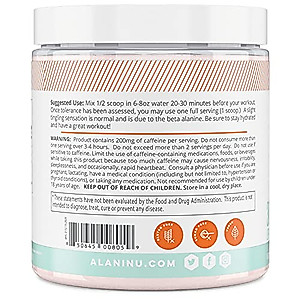 Alani Nu Pre Workout Supplement Powder for Energy, Endurance & Pump | Sugar Free | 200mg Caffeine | Formulated with Amino Acids Like L-Theanine to Prevent Crashing | Rainbow Candy, 30 Servings