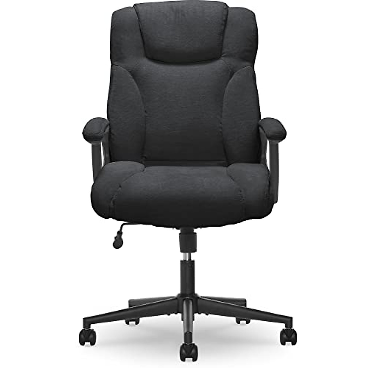 Serta Style Hannah II Office Chair, Midnight Black Microfiber,