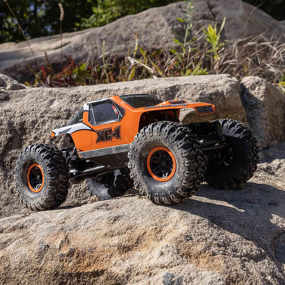 Axial RC Truck 1/24 AX24 XC-1 4WS Crawler Brushed RTR (Includes Everything Needed No Other purchases Required), Orange, AXI00003T2