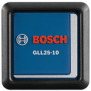 Bosch GLL25-10 30ft Multi-Use Self-Leveling Vertical and Horizontal Cross-Line Laser Level , Red