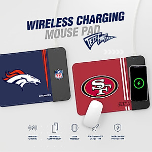 SOAR NFL Wireless Charging Mouse Pad, Dallas Cowboys