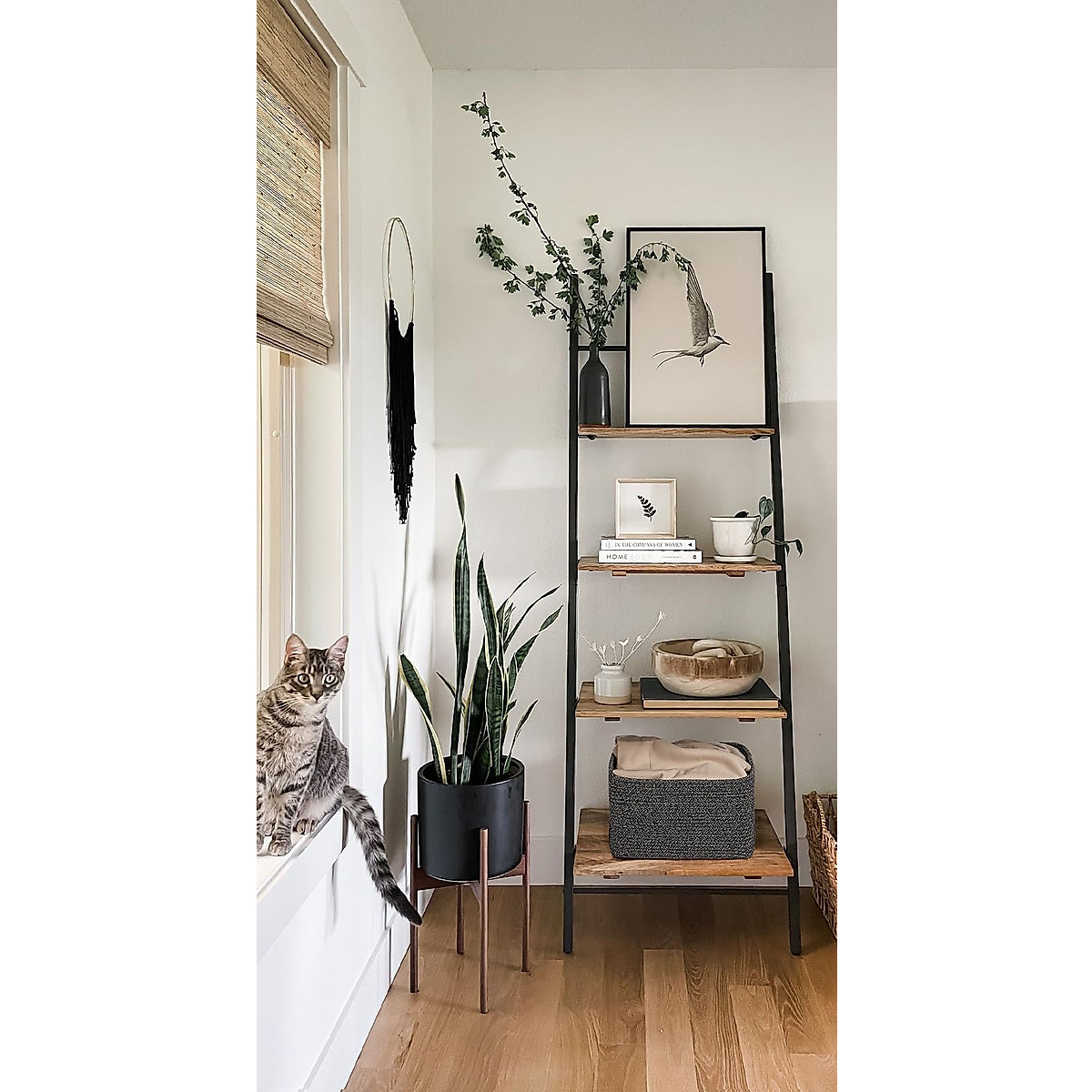 Kriitools Cubes Shelf Closet Storage Baskets Bins, Cotton Rope Towel Baskets for Living Room, Woven Cubes Baskets Bins for Shelves, Stylish Room Decor Basket, Mixed Black 3 pack