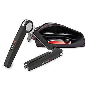 Contour Design Travel Kit Red - Ergonomic Computer Accessories for Mobile Work - Includes Laptop Stand, RollerMouse Red, Balance Keyboard, and Travel Sleeve