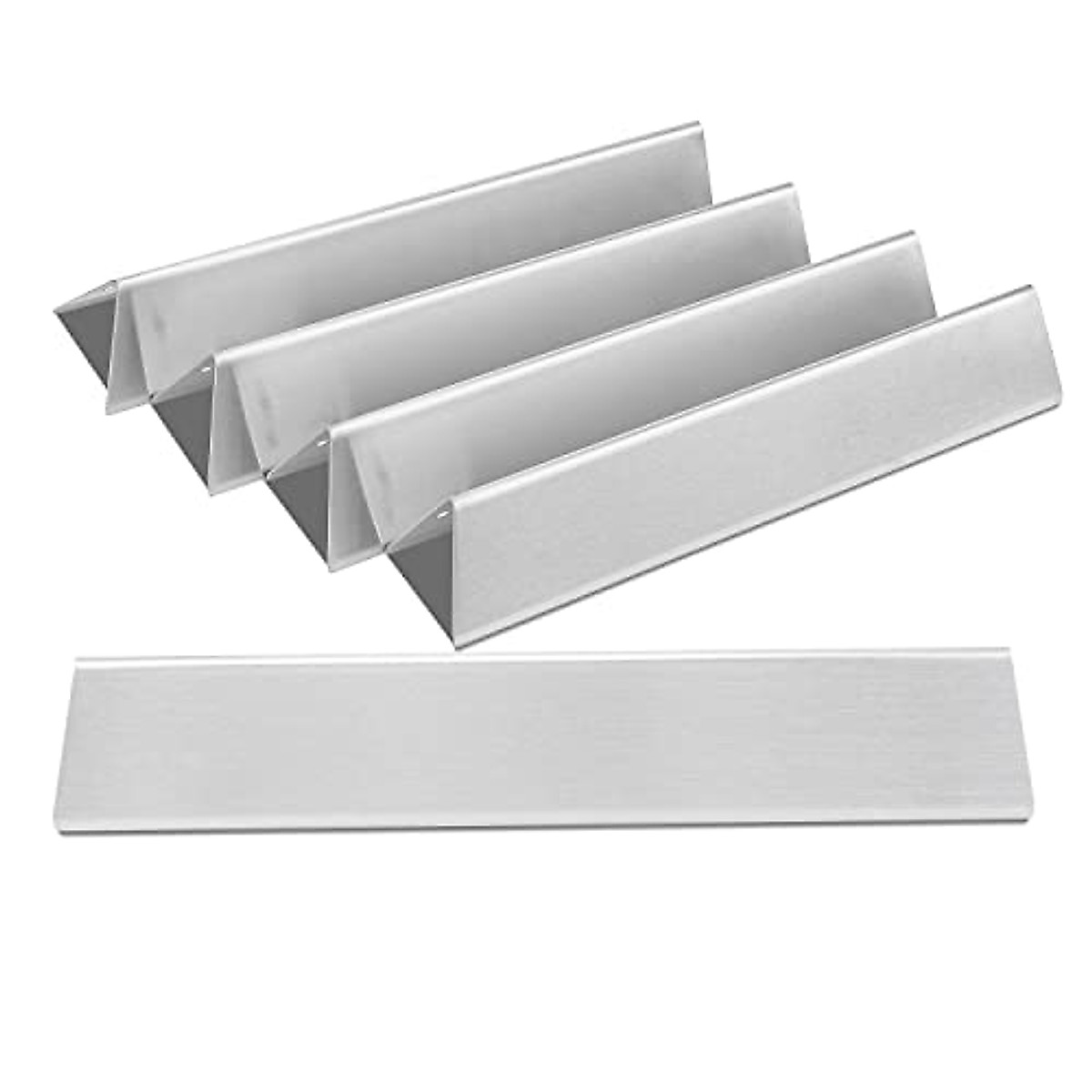 Weber Grill Spirit Replacement Parts, 7636 Weber Spirit Grill Parts 15.3 Inch Flavorizer Bars for Weber Spirit I & II 300 Series, Spirit E310 E320 E330 S310 S320 S330 with Front Control Knobs